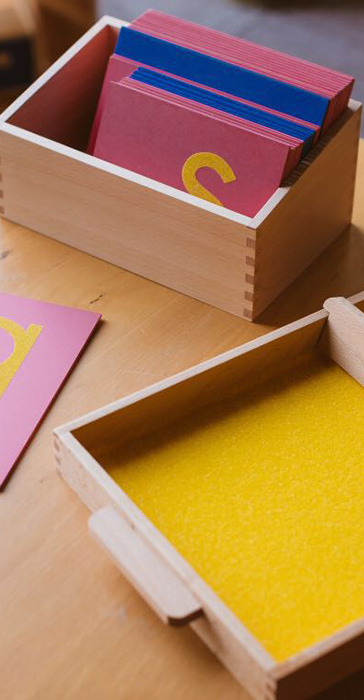 Montessori Language Materials - Learning Grammar Symbols